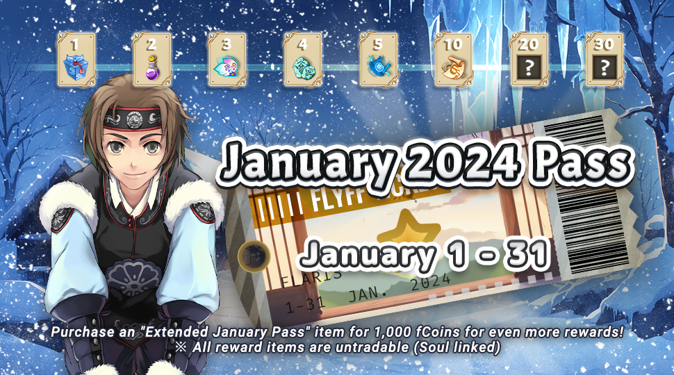 January 2024 Pass | Flyff Universe
