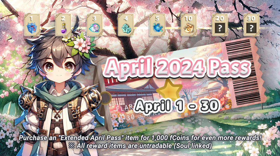 April 2024 Pass | Flyff Universe