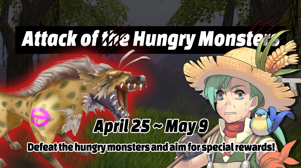 Attack of the Hungry Monsters | Flyff Universe