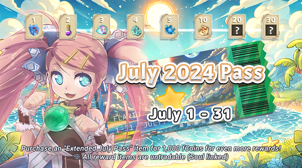 July 2024 Pass | Flyff Universe
