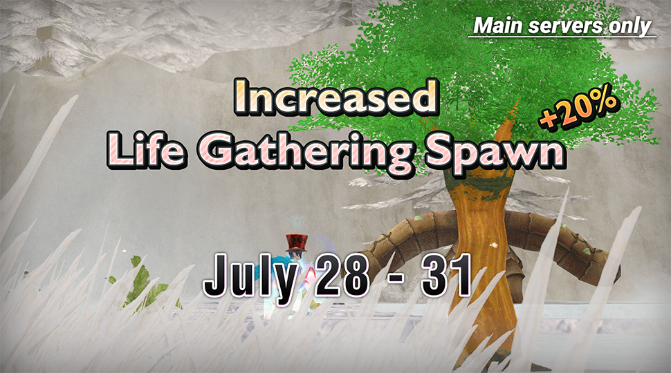 Increased Life Gathering Spawn Event (Main servers only – FWC server ...
